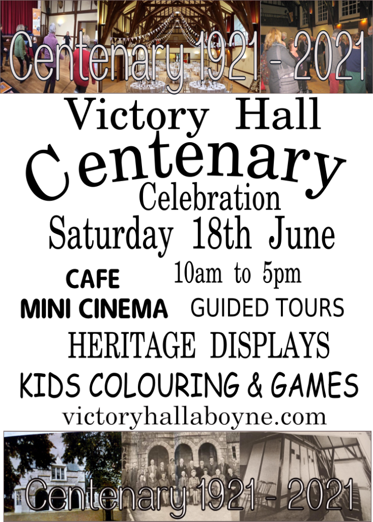 Centenary Poster – Victory Hall Aboyne